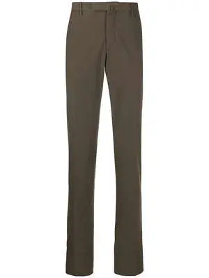 Incotex Tailored Straight Leg Trousers - Brown