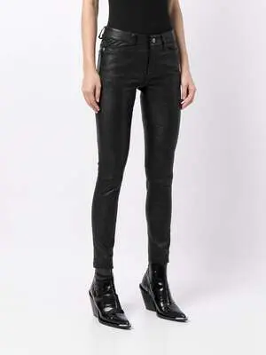 Zadig&Voltaire Skinn Lambskin Trousers