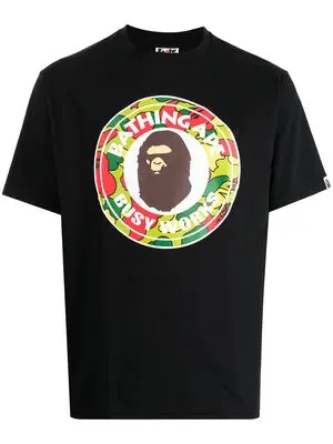 A BATHING APE Logo-print Cotton T-shirt
