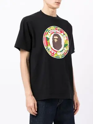 A BATHING APE Logo-print Cotton T-shirt