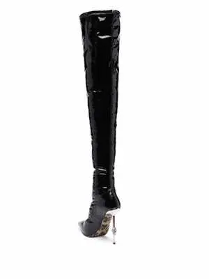 Philipp Plein Naplak Thigh-high Boots