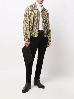 Amiri Logo-plaque Skinny Jeans