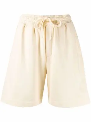 Nanushka Embroidered Logo Organic Cotton Shorts