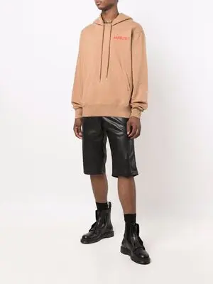 AMBUSH Logo-print Hoodie - Neutrals