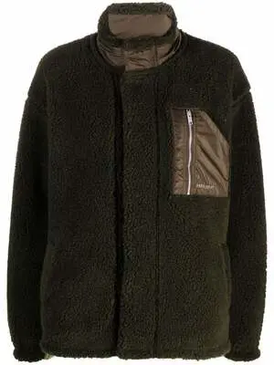 AMBUSH Two-tone Teddy Jacket Green