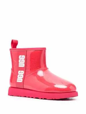 UGG Logo Print Vinyl Boots