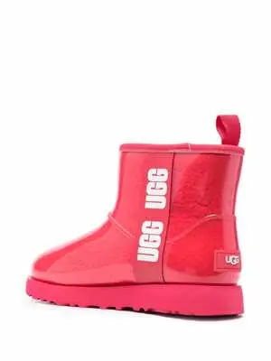 UGG Logo Print Vinyl Boots