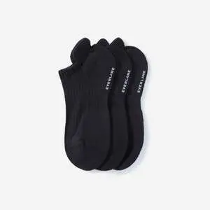 Everlane Organic Cotton Ankle Sock 3-pack - Black