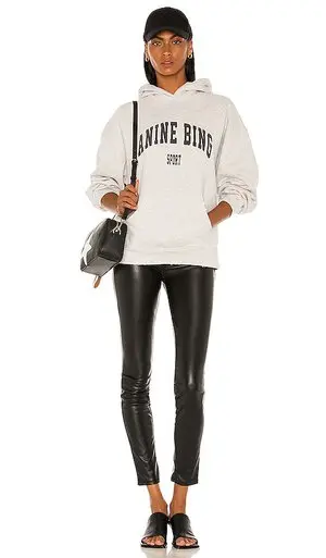 ANINE BING Sport Harvey Sweatshirt - Heather Grey