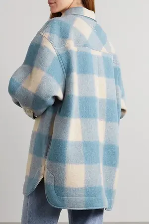 Isabel Marant Harveli Checked Flannel Jacket