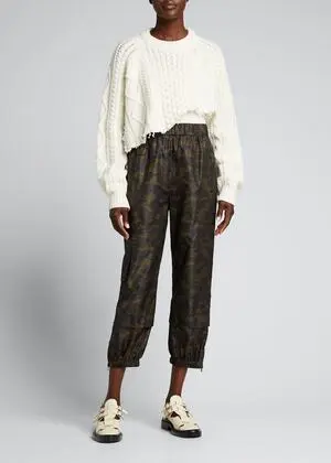 Tibi Tech Camouflage Pull-on Joggers