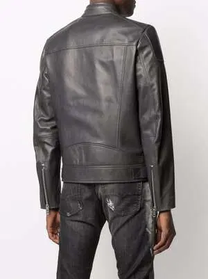 DIESEL® Leather Biker Jacket