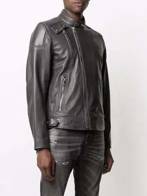 DIESEL® Leather Biker Jacket