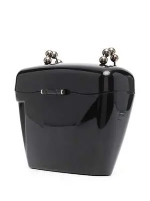 Palm Angels Logo-print Mini Padlock Bag