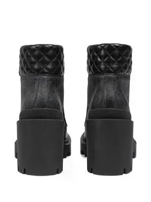 Gucci Gg Supreme Combat Boots