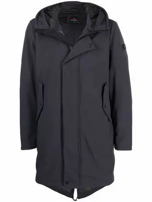 Peuterey Logo Patch Hooded Coat
