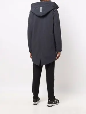 Peuterey Logo Patch Hooded Coat