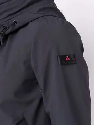 Peuterey Logo Patch Hooded Coat