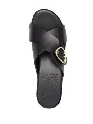 ANCIENT GREEK SANDALS Marilia Clog Sandals - Black