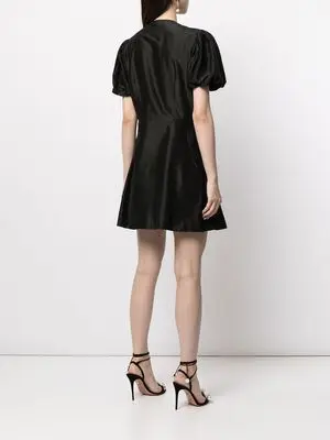 MACGRAW Sorbet Silk Mini Dress - Black