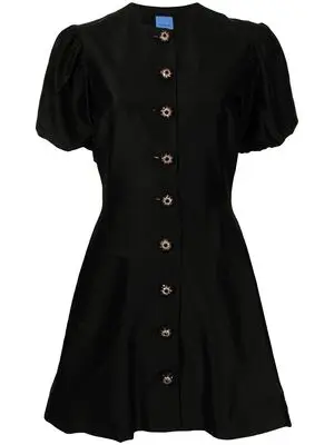 MACGRAW Sorbet Silk Mini Dress - Black