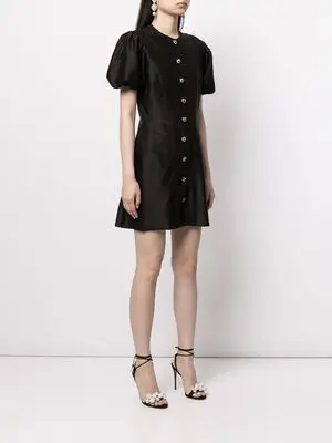 MACGRAW Sorbet Silk Mini Dress - Black