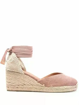 CastaÑer Chiara 70mm Wedge Espadrilles - Pink