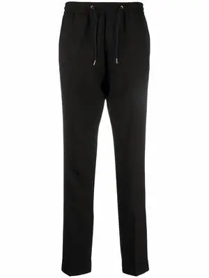 Paul Smith Drawstring Tapered Trousers - Black