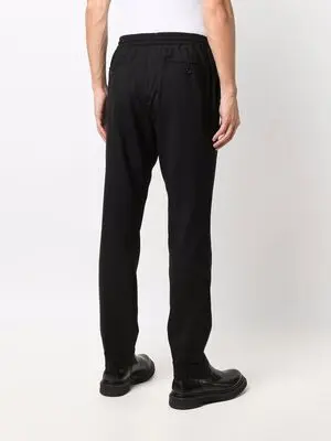 Paul Smith Drawstring Tapered Trousers - Black