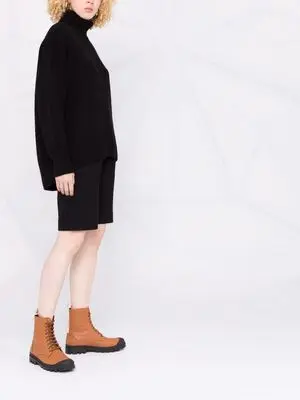 Arch4 Roll-neck Cashmere Jumper - Black