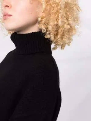 Arch4 Roll-neck Cashmere Jumper - Black