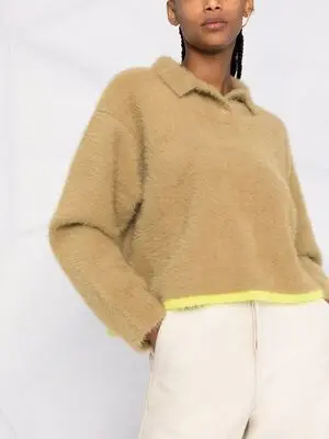 Jacquemus Neve Polo Jumper - Neutrals