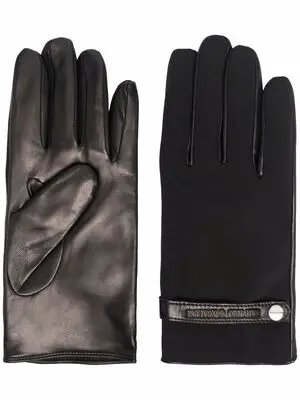 Emporio Armani Classic Leather Gloves