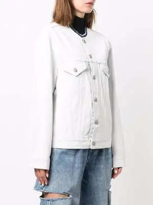 MAISON MARGIELA Collarless Denim Jacket