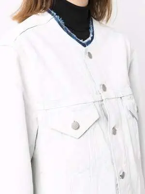MAISON MARGIELA Collarless Denim Jacket