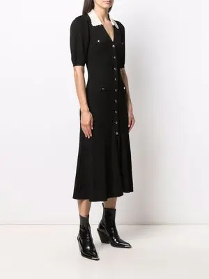 Sandro Lauralie V-neck Maxi Dress