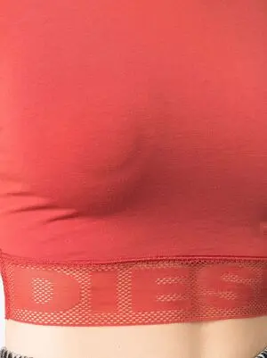 DIESEL® Mesh-panel Cropped T-shirt