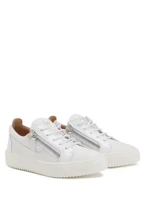 GIUSEPPE ZANOTTI Gail Leather Sneakers - White