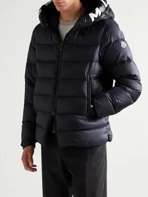 Moncler Salzman Logo-print Quilted Shell Down Jacket