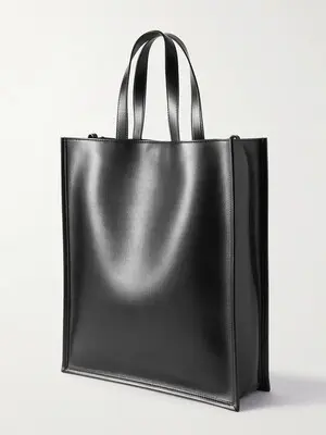 Alexander McQueen North South Logo-embossed Leather Tote Bag