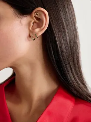 JENNIFER MEYER 18-karat Diamond Hoop Earrings