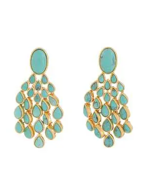 AURÉLIE BIDERMANN Cherokee Turquoise Drop Earrings
