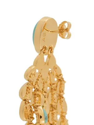 AURÉLIE BIDERMANN Cherokee Turquoise Drop Earrings