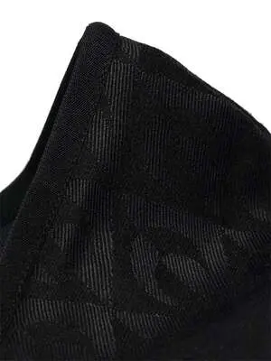 MARINE SERRE Tonal Branded Daily Mask - Black