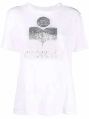 MARANT ETOILE Logo-print T-shirt - White