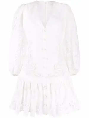 chinese dress ladies Zimmermann Mae Cut Out Mini Dress Size L main image 1