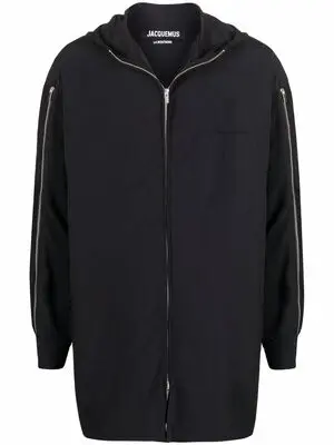 Jacquemus Zip-sleeve Hooded Coat