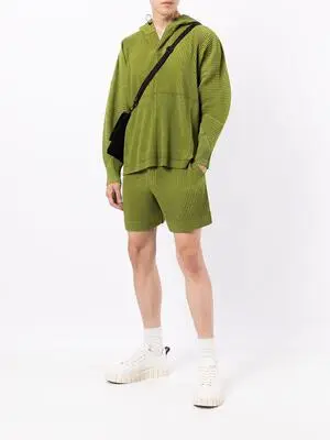 Issey Miyake Elasticated Pleated Shorts