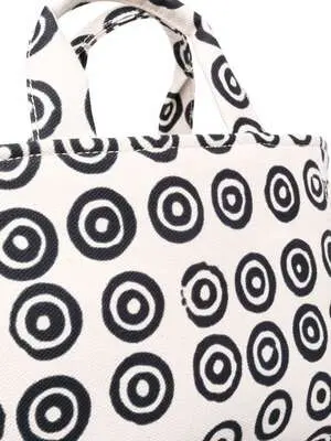 10 CORSO COMO Spot-print Tote Bag - White