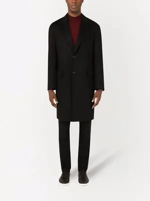 Dolce & Gabbana Single-breasted Cashmere Coat
